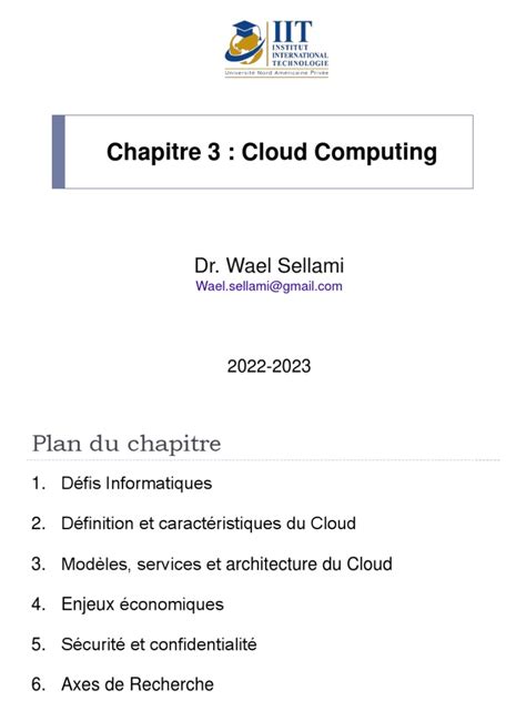 Chapitre 3 Cloud Computing Pdf Cloud Computing Openstack