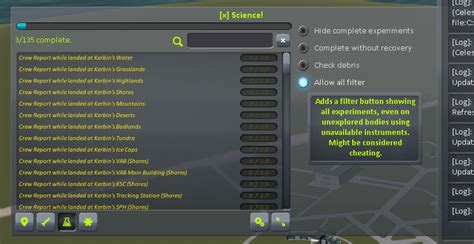 KSP X Science KSP Science Report And Checklist V Page KSP Mod Releases