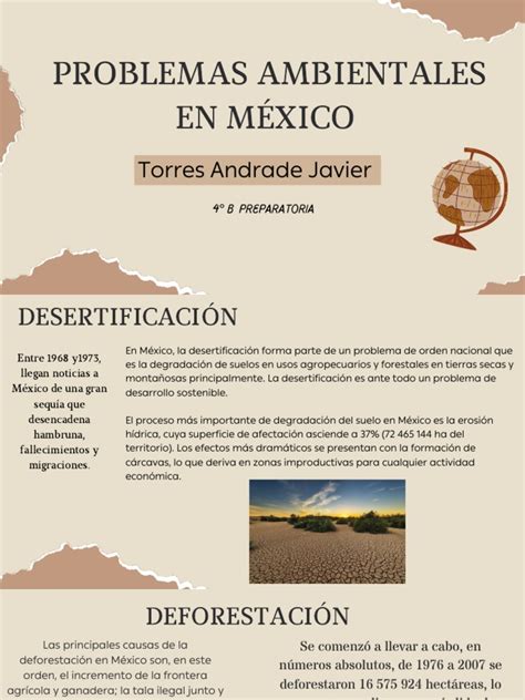 Problemas Ambientales En México Pdf Entorno Natural Deforestación