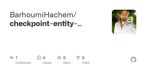 Github Barhoumihachemcheckpoint Entity Relationship