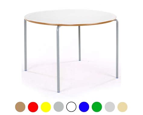Crushed Bent Circular Classroom Table Mdf Edge Costcuttersuk