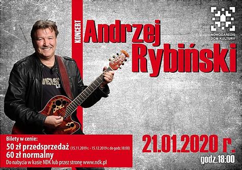 Andrzej Rybiński w Nowogardzie 21 01 2020 bilety