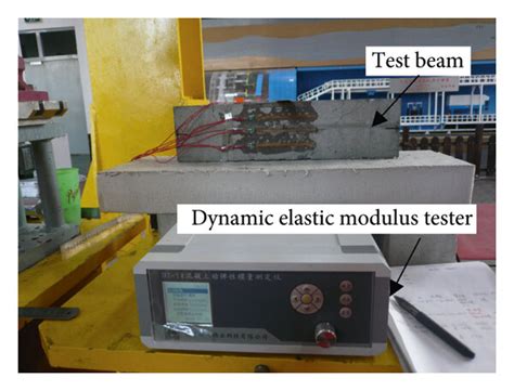 The Dynamic Elastic Modulus Measurement A Front B Back Download Scientific Diagram