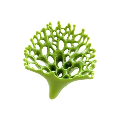 Abstract Green Organic Structure Modern Art And Design Inspiration