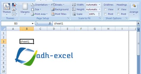 Cara Mencetak Atau Print Dua Sheet Excel Atau Lebih Secara Bersamaan Adh Excel Tutorial