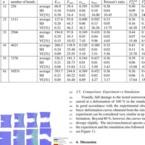 The Influence Of The Grid Sizes On The Statistical Behaviour Of The
