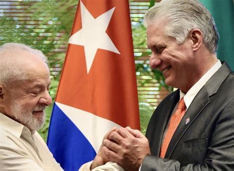 Miguel Díaz Canel expresa su apoyo a Lula declarado persona non grata