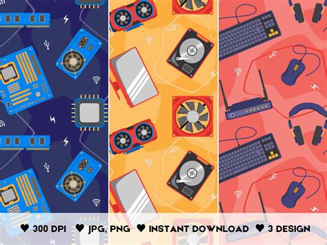 Computer Seamless Pattern Graphic By DesignScape Arts Creative Fabrica