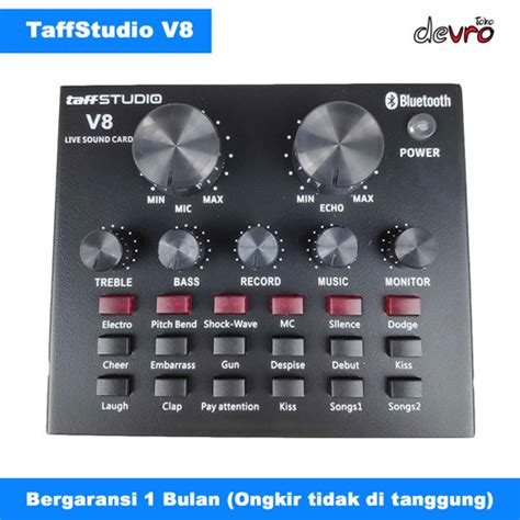 Jual Taffware Audio Usb External Soundcard Lice V8 Sound Card V8