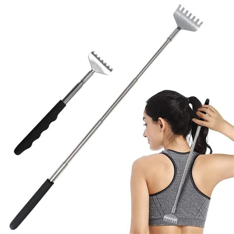 Telescopic Stainless Steel Back Scratcher Hand Massager Pack Of 2 £2