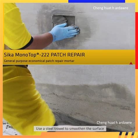 Sika Sika Monotop 222 Patch Repair 25kg Grey Stone Tile Kuala Lumpur Kl Malaysia Selangor