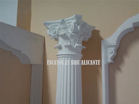 Escayolas Bru Alicante Columnas Ménsulas Capiteles Pilastras