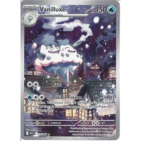 Pokemon Trading Card Game 113086 Vanilluxe Illustration Rare Card