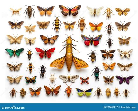 Set Of Different Insects Cartoon Vector 249187151