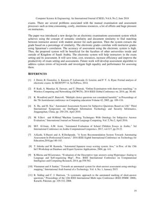 COMPARISON INTELLIGENT ELECTRONIC ASSESSMENT WITH TRADITIONAL