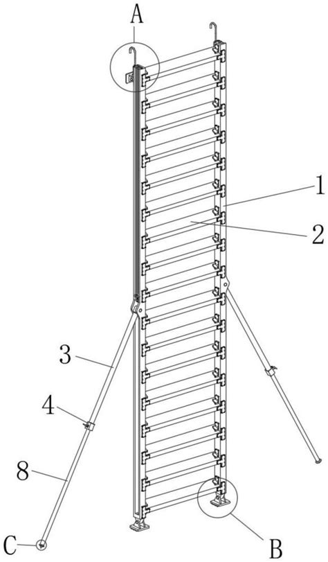 一种建筑施工用施工梯的制作方法