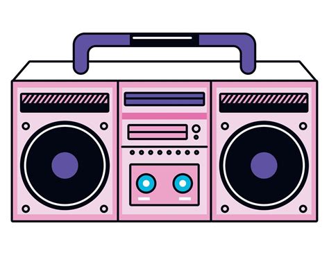 Boombox Music Player 10426763 Vector Art At Vecteezy