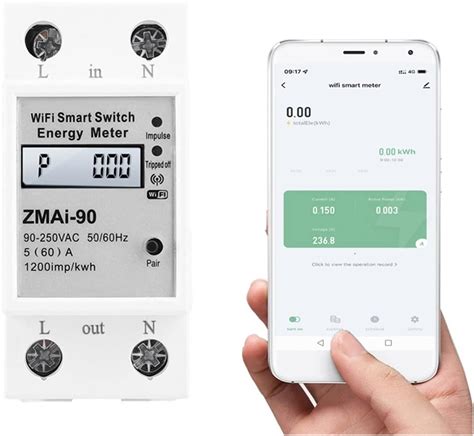 PAKLIF Smart Meter Energia Tuya Smart Digital DIN Rail Power Energy