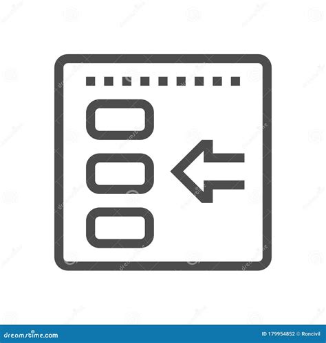 Color Selection Line Icon Vector Color Selection Outline Sign Concept Symbol Flat