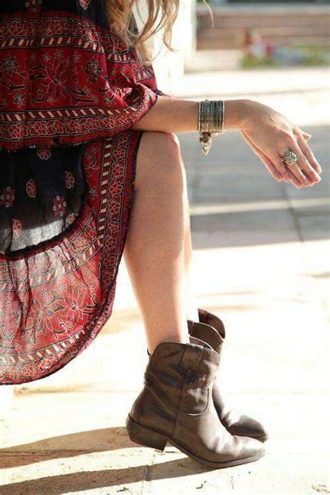 ☮ American Hippie Bohéme Boho Style ☮ Boots Boho Fashion Fashion Style