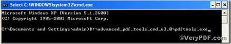 How To Edit Create Date Using Advanced Pdf Tools Command Line Verypdf