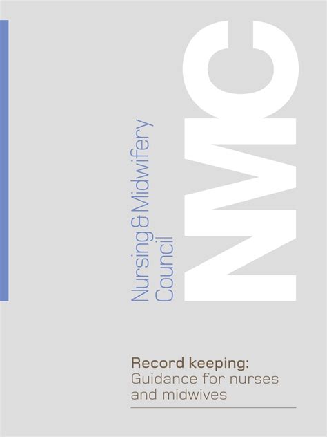 Record Keeping Nmc Pdf Midwife Nursing