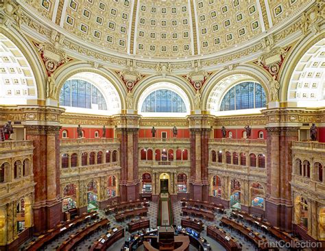 Print Collection Main Reading Room Library Of Congress Washington Dc