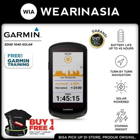 Jual Garmin Edge 1040 Solar GPS Bike Computer Original Garansi Resmi