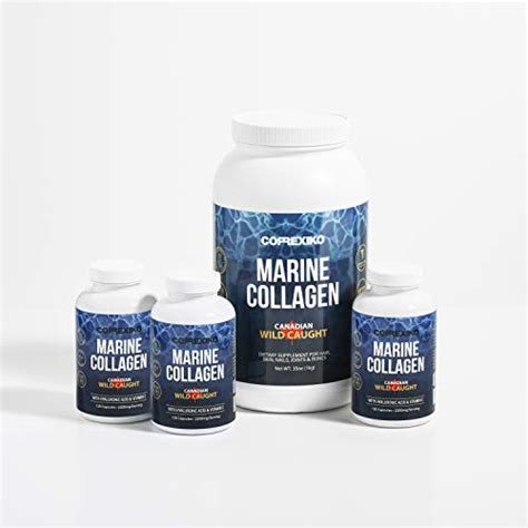 Correxiko Marine Collagen Powder 1kg 3x Marine Collagen Capsules