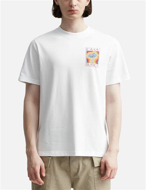 Casablanca 마인드 바이브레이션 프린트 티셔츠 Hbx 하입비스트가 엄선한 글로벌 패션and라이프스타일