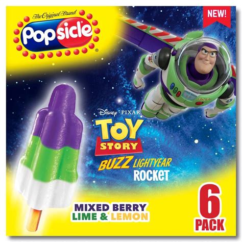 Frys Food Stores Popsicle Ice Pops Toy Story Buzz Lightyear Rocket