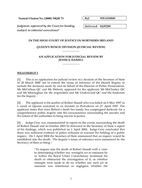Fillable Online OSCOLA Case Referencing Generator NI LawTeacher Net