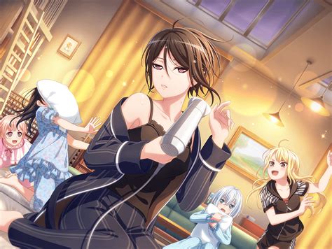 八潮 瑠唯 「我関せず」 Anime Navideño Juegos De Ritmo Chica Anime