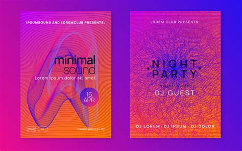 테크노 플라이어 바이올렛 페스트 배경입니다 전자 디스코 초대장 그린 댄스 이벤트 Dj 배너 콘서트 커버 음악 일렉트로 요소 블루 테크노 플라이어 Dj에 대한 스톡 벡터 아트