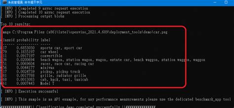 Openvino Run Demo Application Pretrained Model