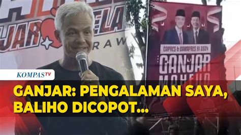 FULL Orasi Politik Ganjar Temui Relawan Karawang Curhat Baliho