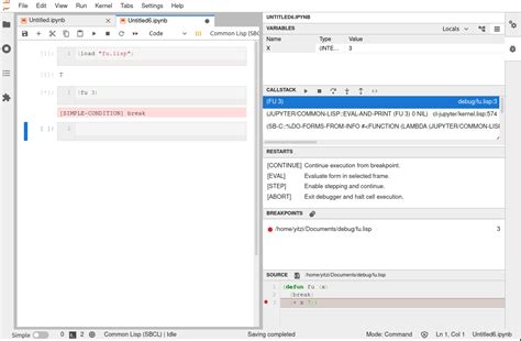 debugger · issue 102 · robert dodier maxima jupyter · github
