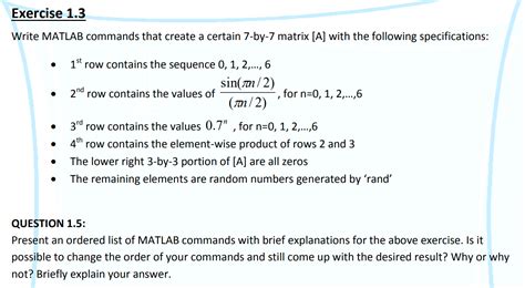 Solved Matlab Only Matlab Only Matlab Only Use
