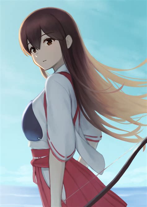 Akagi Kantai Collection Drawn By Porupurucha Danbooru