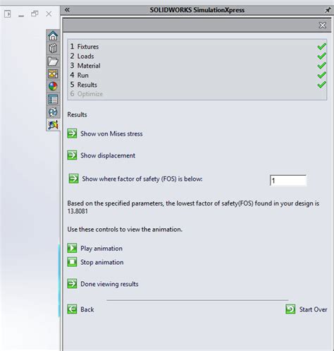 Activating And Using Solidworks Simulationxpress Tutorial