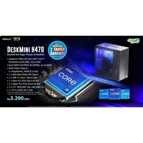 Jual Asrock Deskmini H470 Mini Pc Shopee Indonesia