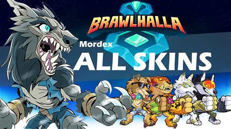 Brawlhalla Mordex All Skins Showcase Youtube