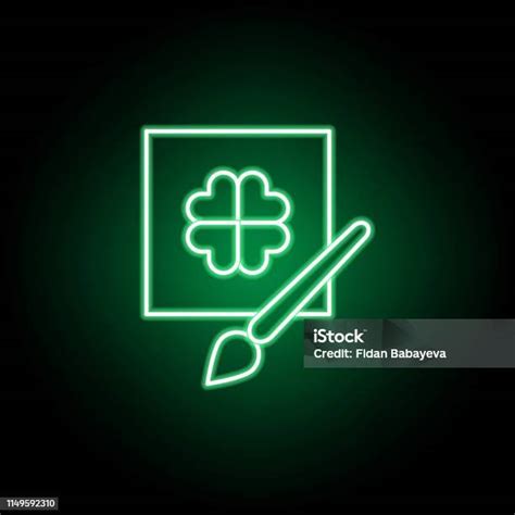 Medis Ikon Terapi Seni Dalam Gaya Neon Unsur Ilustrasi Obat Ikon Tanda