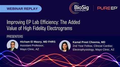 Kimberly M On Linkedin Improving Ep Lab Efficiency The Added Value Of High Fidelity Electrograms…