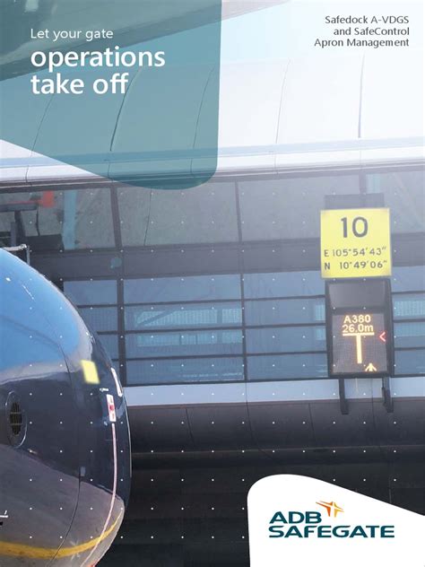 Brochure Safedock A Vdgs And Safecontrol Apron Management Combinesmall Pdf Airport Light