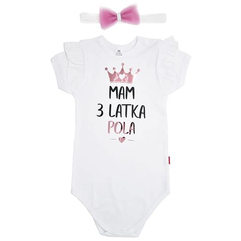 Komplet Mam 3 Latka Z Dowolnym Imieniem Black Parrot