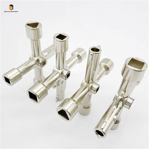 Multifunctional Elevator Triangle Key Door Square Hole Cross Key