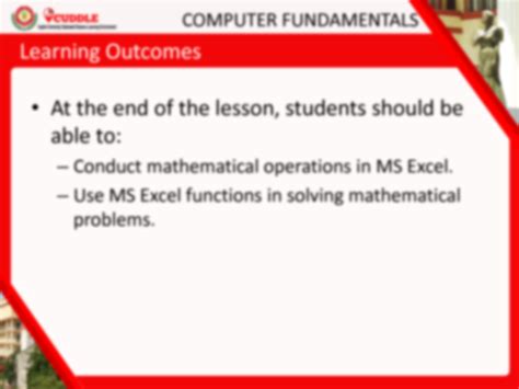 Solution Computer Fundamentals Spreadsheet Equations And Formulas