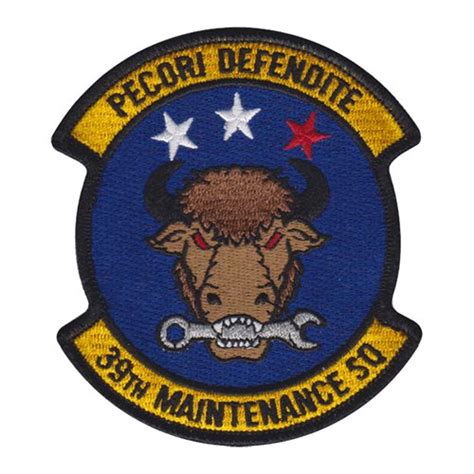 39 Mxs Morale Patch 39th Maintenance Squadron Patches