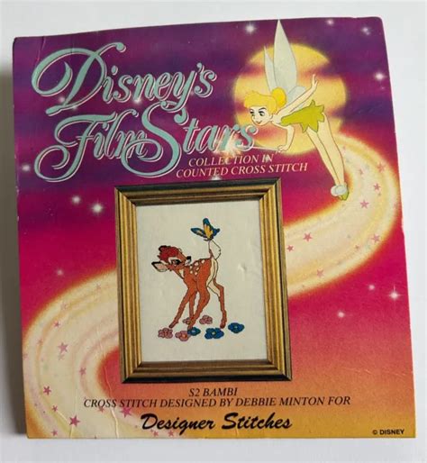 Rare The Disney Film Collection Bambi Cross Stitch Kit Plz Read